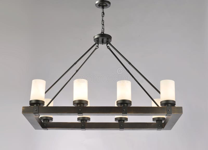 Led Vintage Ceiling Lighting Stock Photo - Image of vintage, lobby ...