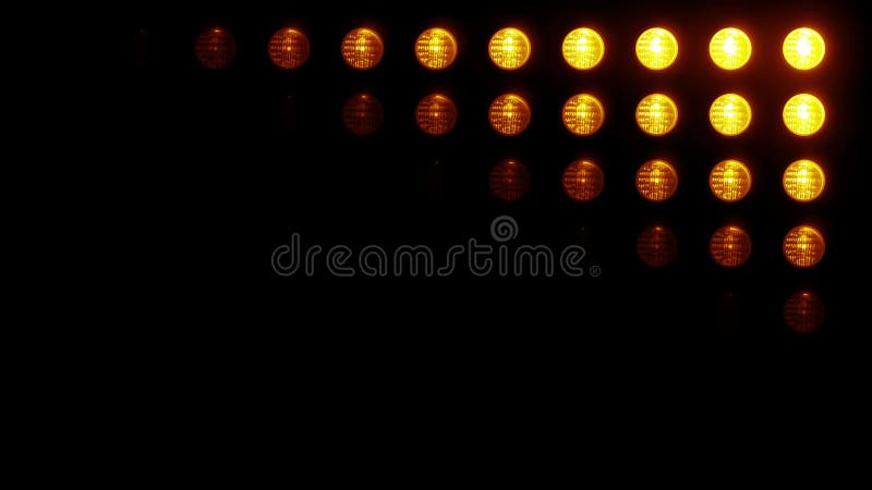 Led Light Bulb Flashing Video Stock Video - Video of lens, blinking ...