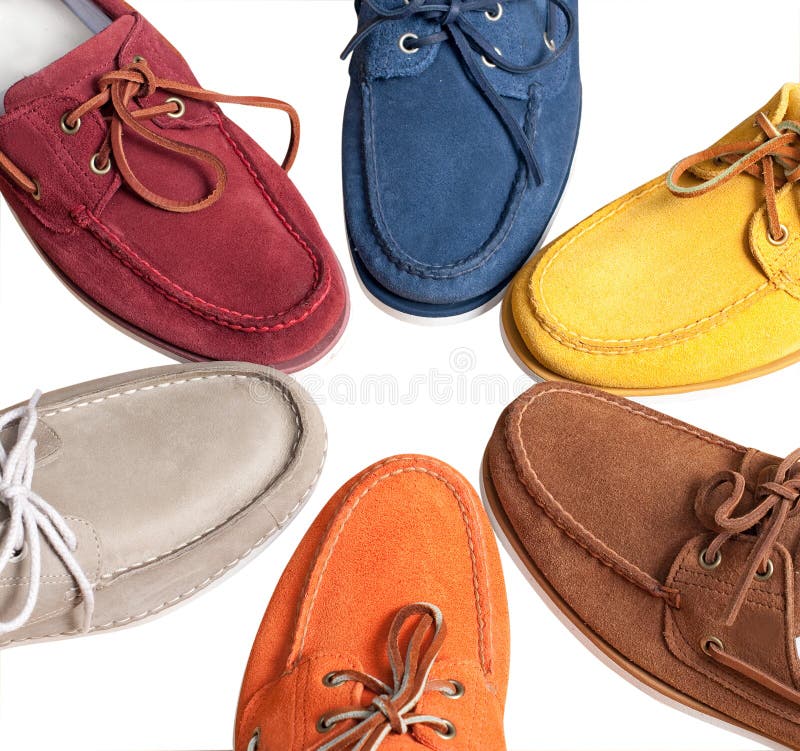 Lederne Mokassine stockfoto. Bild von damen, mode, stilvoll - 17326796