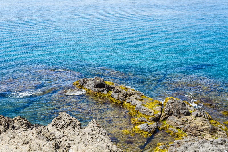 Beach and ledge stock photo. Image of landscape, algae - 27734060