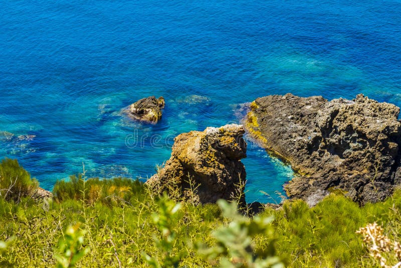 Beach and ledge stock photo. Image of landscape, algae - 27734060