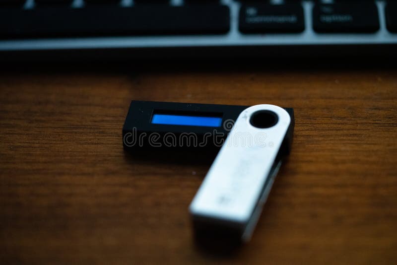 Ledger Digital Cryptocurrency Bitcoin Wallet Secure Password Stock ...