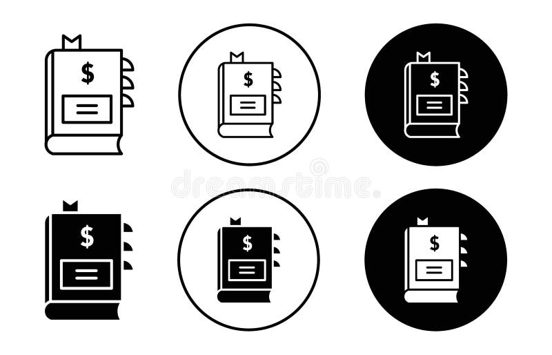 Ledger Icon stock illustration. Illustration of account - 325374920