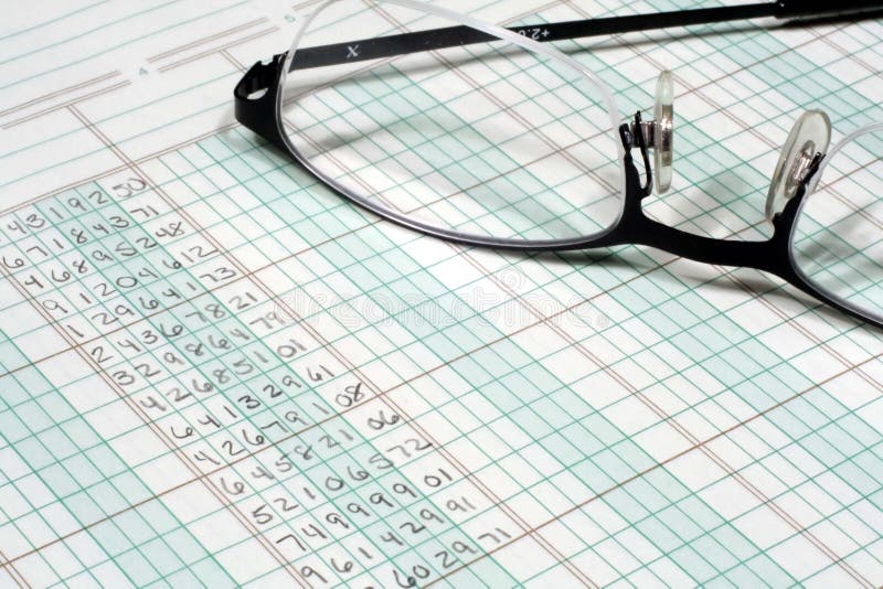 Old Ledger Paper stock image. Image of fashioned, green - 46154261