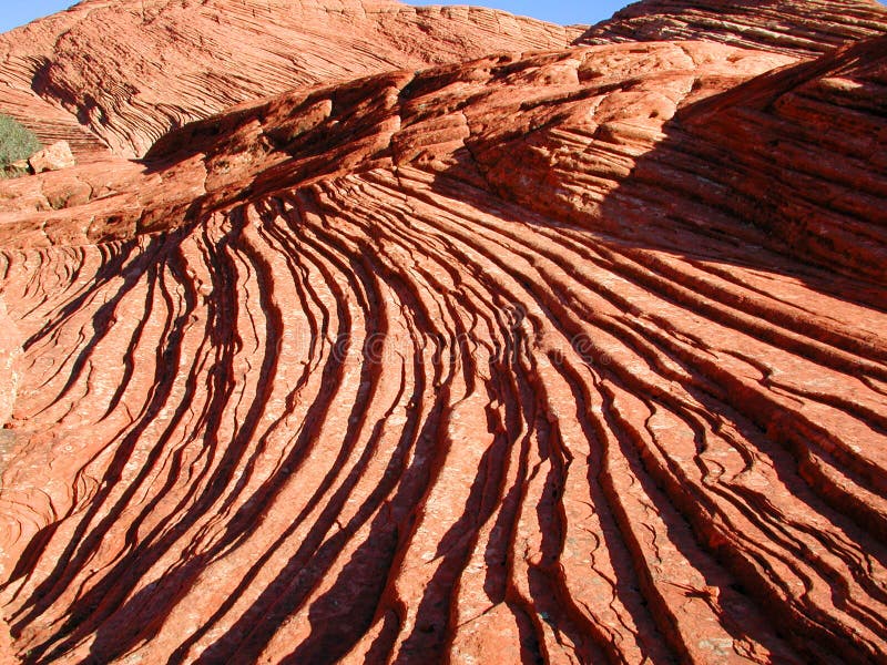 Red Stripe Rock stock photo. Image of stripes, slickrock - 165526
