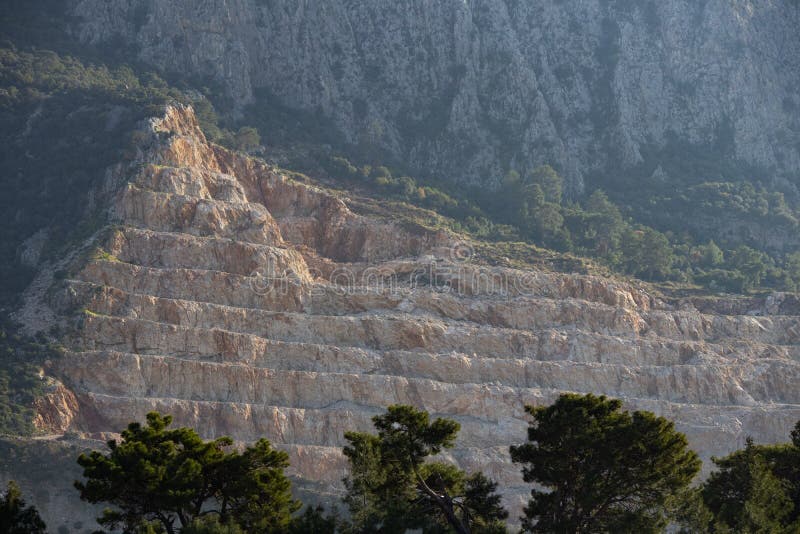 Ledges in the Form of Steps Stock Photo - Image of wadi, hill: 267557190