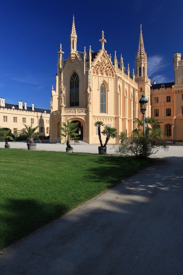 Castle Lednice stock image. Image of tourism, historical - 20667193