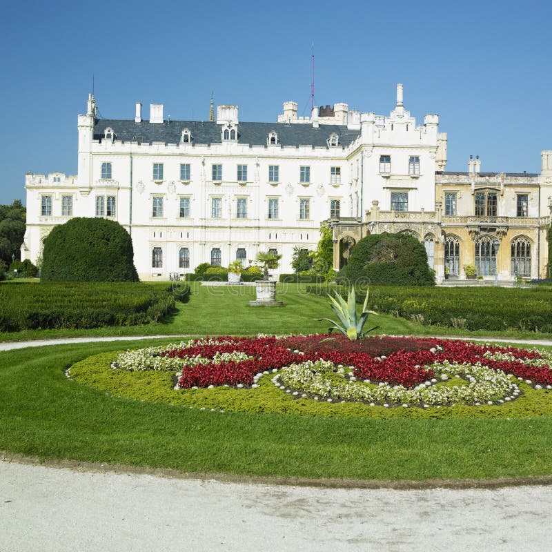 Lednice Castle stock photo. Image of region, building - 17237474