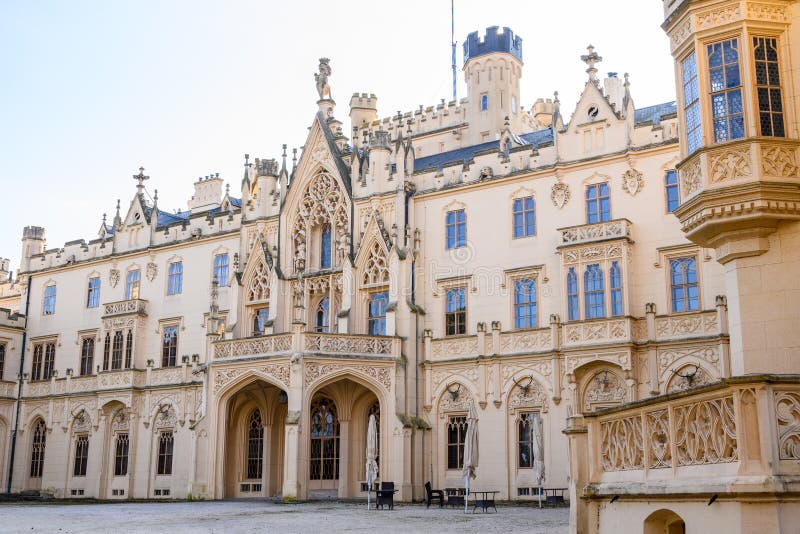 Lednice Castle Complex, UNESCO World Heritage Site in the South Moravia ...