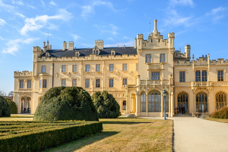 Lednice Castle Complex, UNESCO World Heritage Site in the South Moravia ...