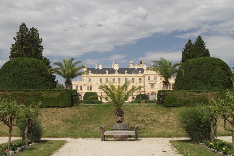 Lednice Castle stock image. Image of outdoor, republic - 43172221