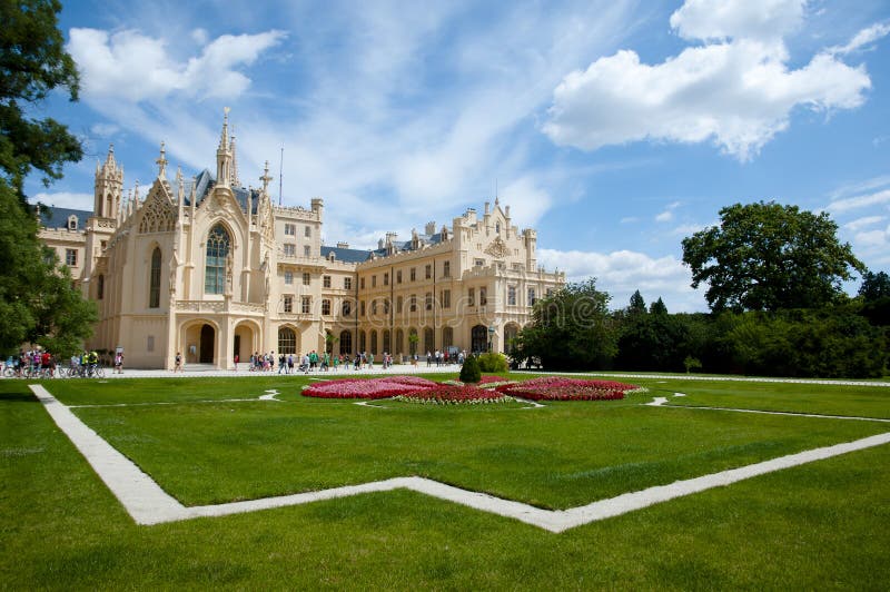 Lednice Palace - Czech Republic Editorial Image - Image of czech ...