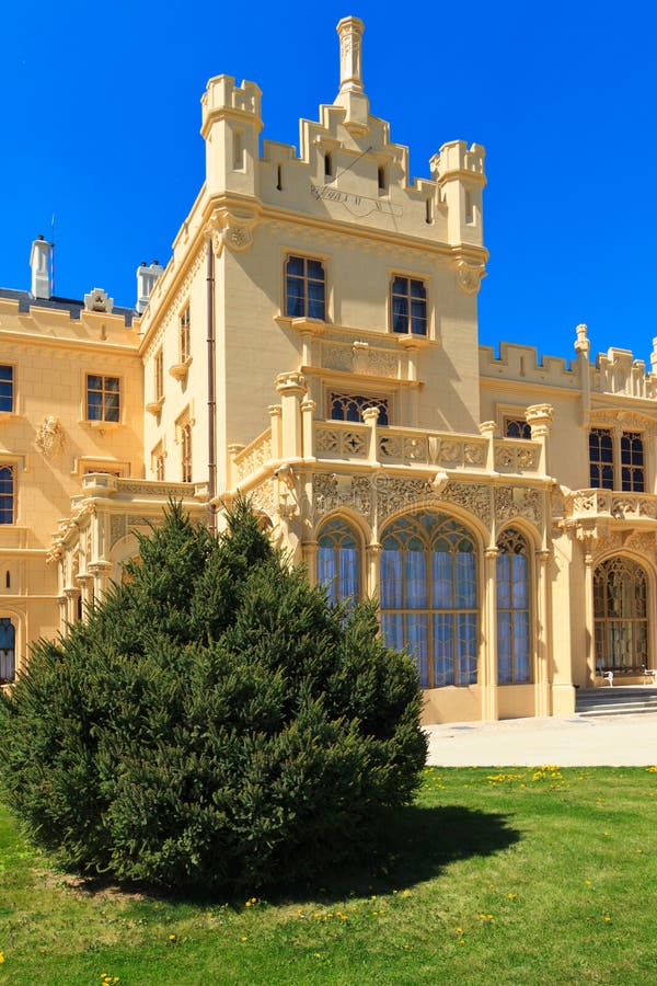 Lednice palace and gardens stock photo. Image of lednice - 25116564