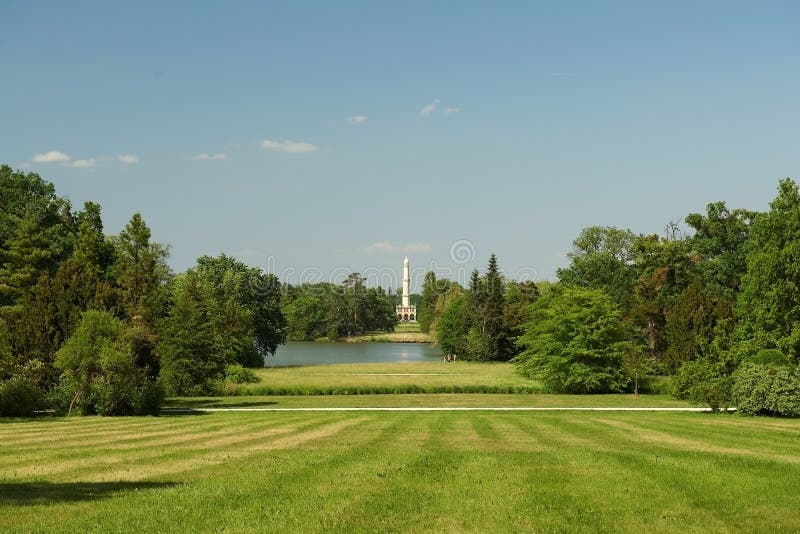 Lednice park stock image. Image of lednice, travel, manor - 27136913