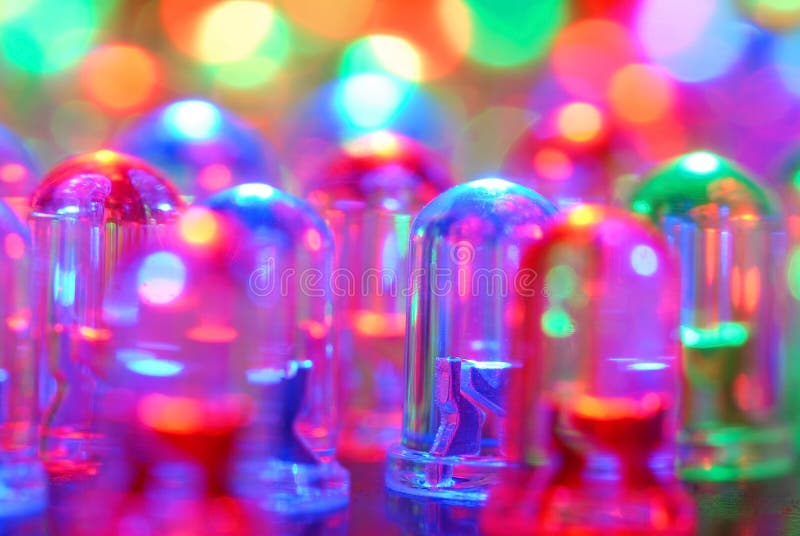 Blue LEDs stock image. Image of semi, background, lamp - 5322337