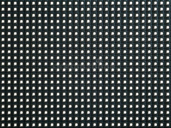 LEDs on the Surface of the LED Screen Module Close-up Front View Stock ...