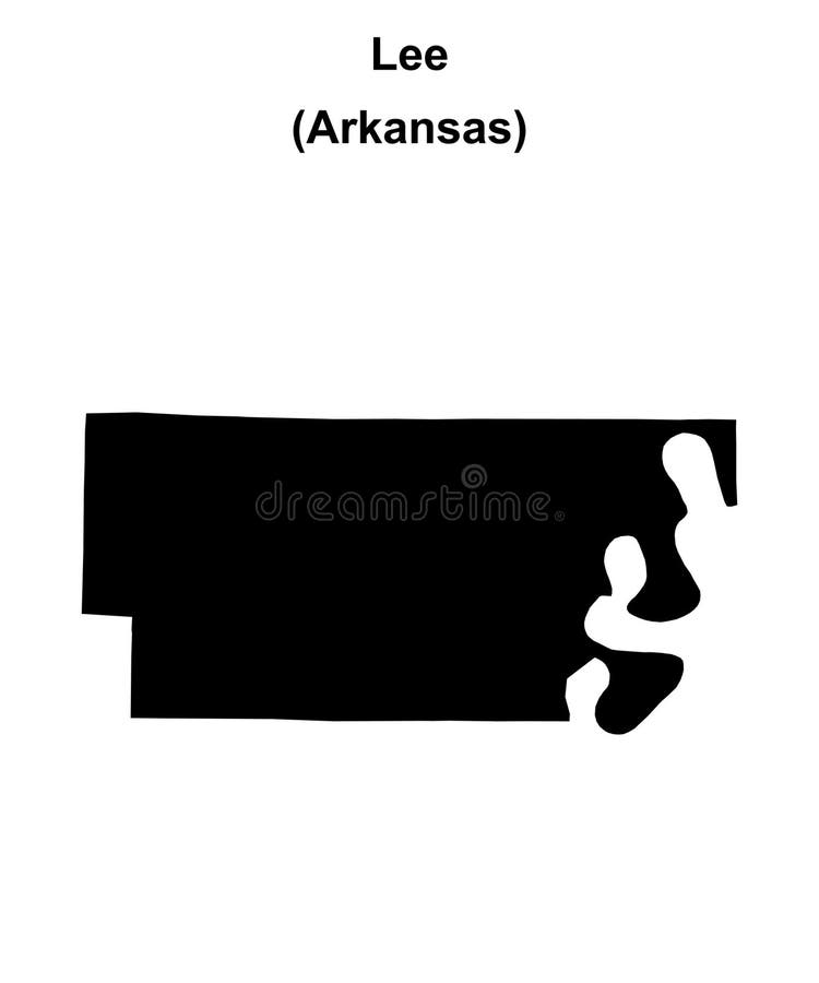 Lee outline map stock vector. Illustration of silhouette - 357882615