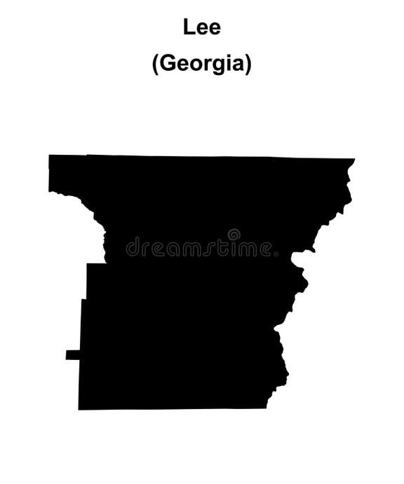 Lee outline map stock vector. Illustration of boundary - 357892923