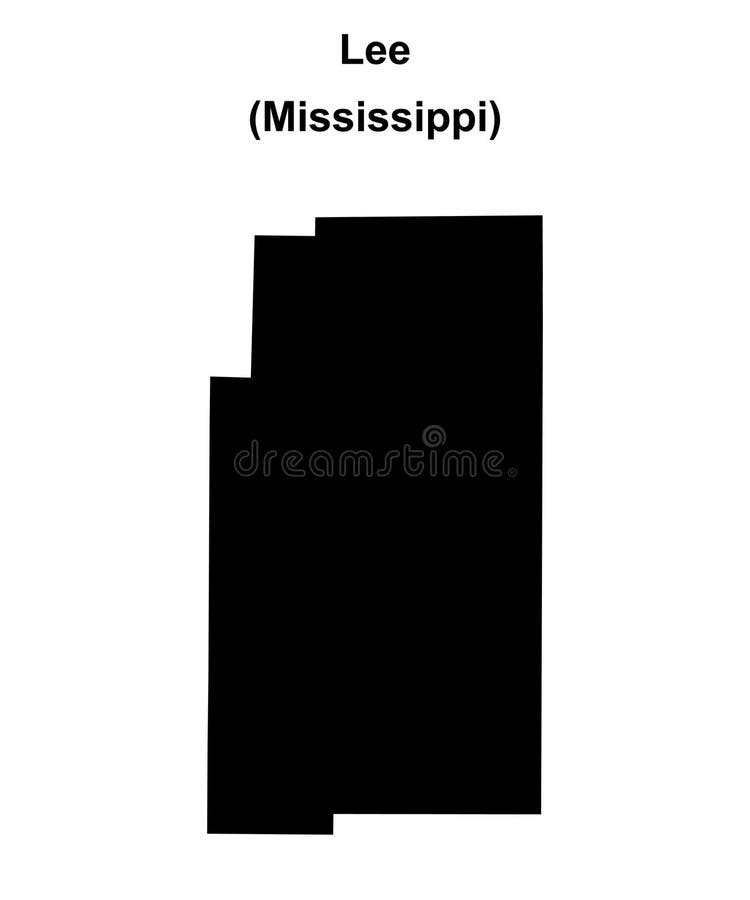 Lee outline map stock vector. Illustration of border - 357457166