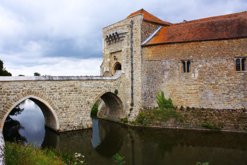 Drawbridge to Castle Door stock photo. Image of brick - 22811580