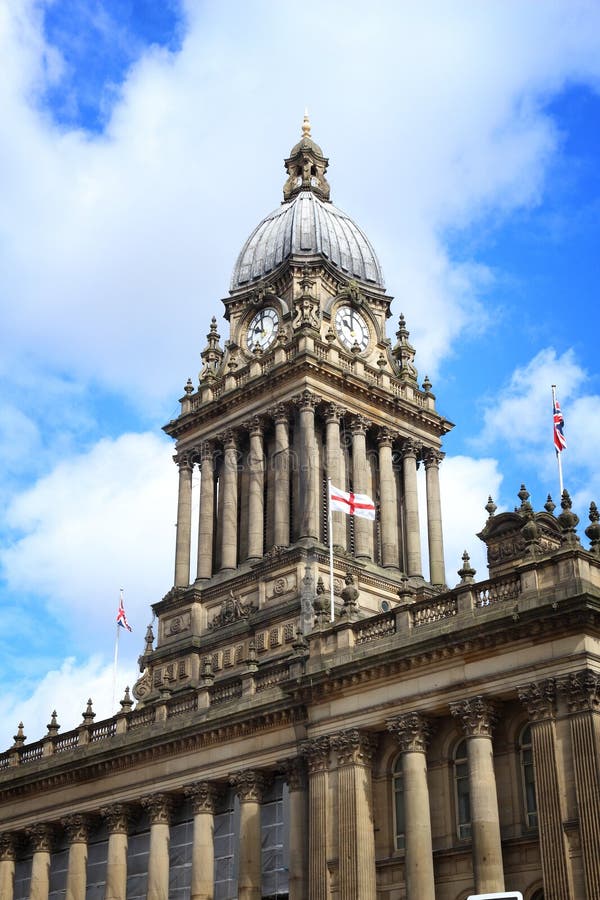 Leeds City Hall stock photo. Image of sightseeing, architecture - 95512002
