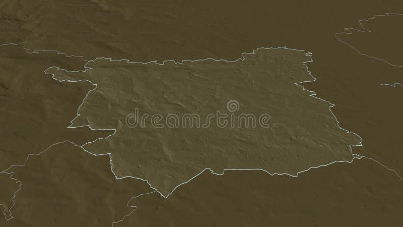 Leeds, England - Outlined. Administrative Stock Illustration ...