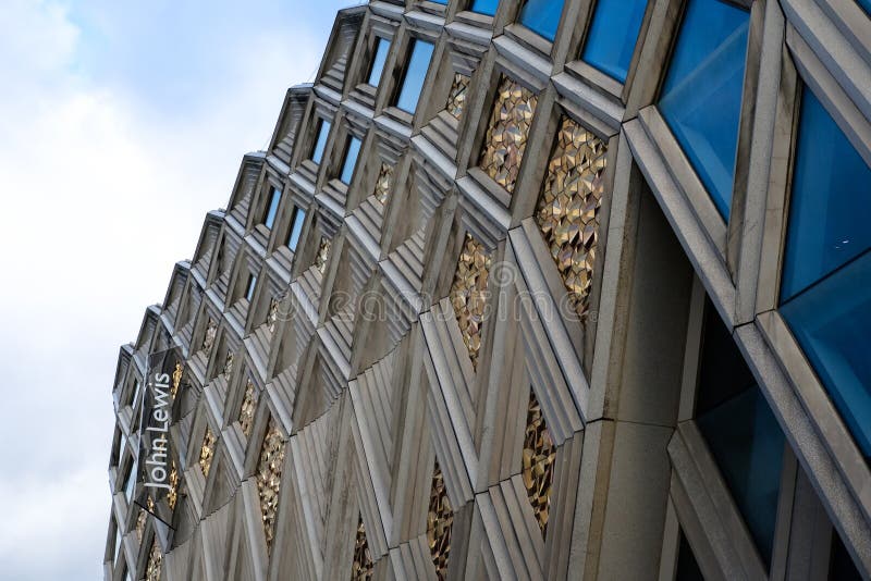 John Lewis Building in Leeds, England. the Building Features ...
