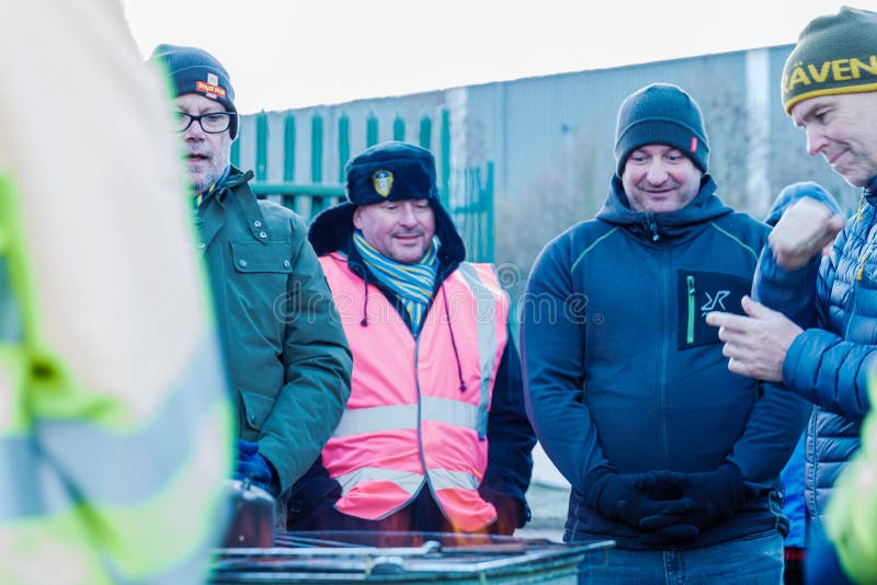 Royal Mail Strike Picket Line at Leeds Mail Centre, Leeds, UK Editorial ... Royal Mail Strike Picket Line at Leeds Mail Centre, Leeds, UK Editorial ...
