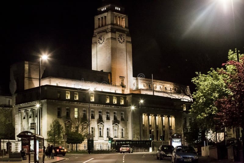 Leeds University - Parkinson Building Editorial Photo - Image of ...