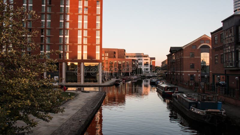 Leeds Waterfront editorial photo. Image of river, beautiful - 96158646