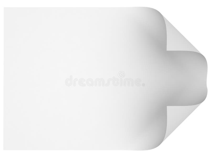 Leeg document stock illustratie. Illustration of schrijf - 13546550