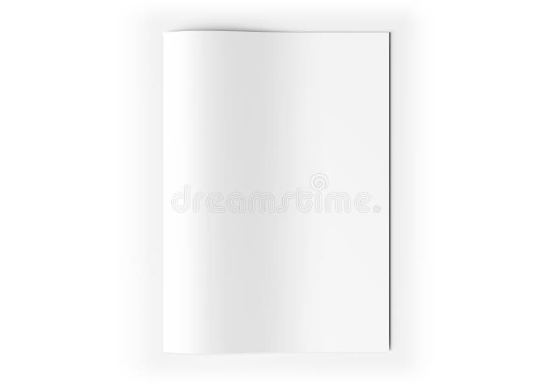 A4 blad van document vector illustratie. Illustratie bestaande uit ...