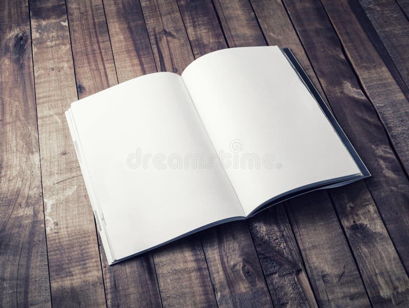 Leeg Open Boek stock afbeelding. Image of vervalsing - 57453563