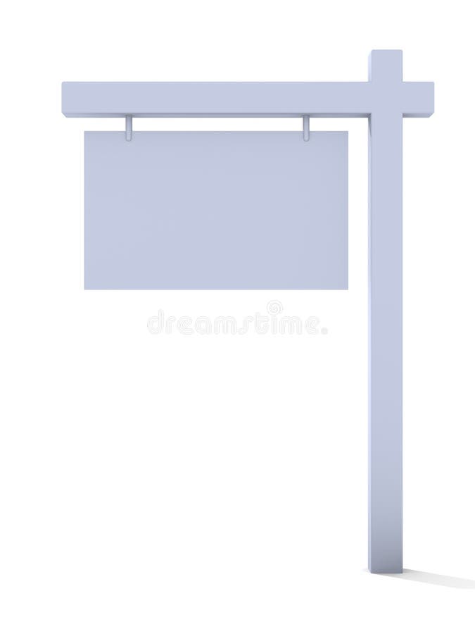 Leeg Teken stock illustratie. Illustration of aanplakbiljet - 1269069