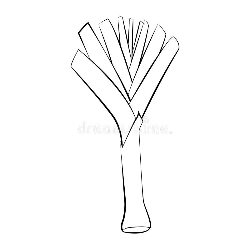 Leek Coloring Stock Illustrations – 73 Leek Coloring Stock ...