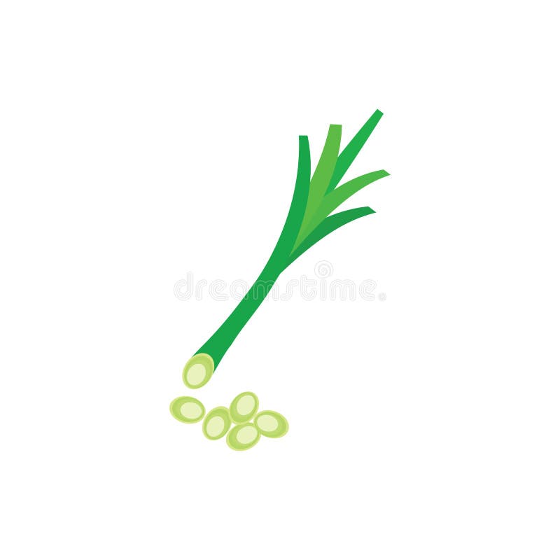 Leek Vegetable Icon Template Stock Vector - Illustration of food ...
