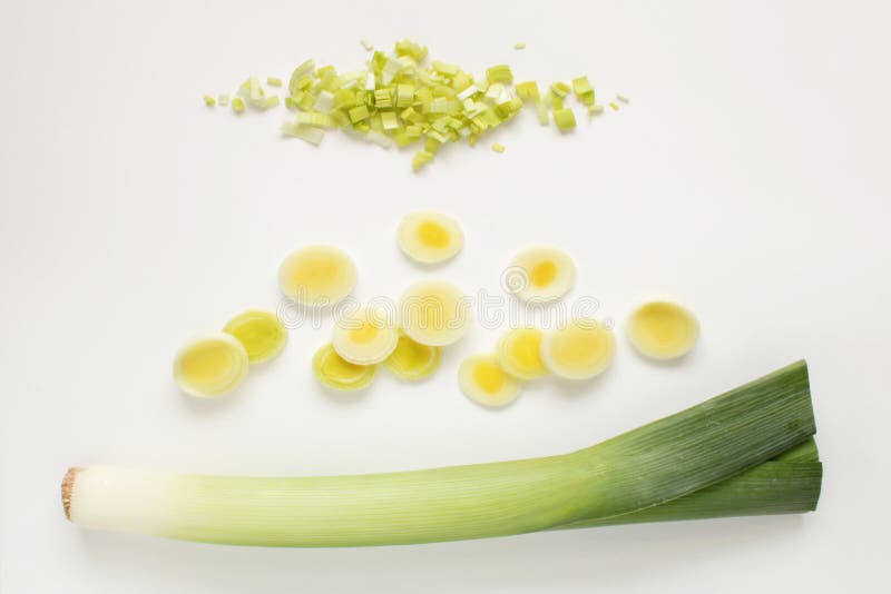 Leeks stock image. Image of vegetable, chopped, ingredient - 210829177