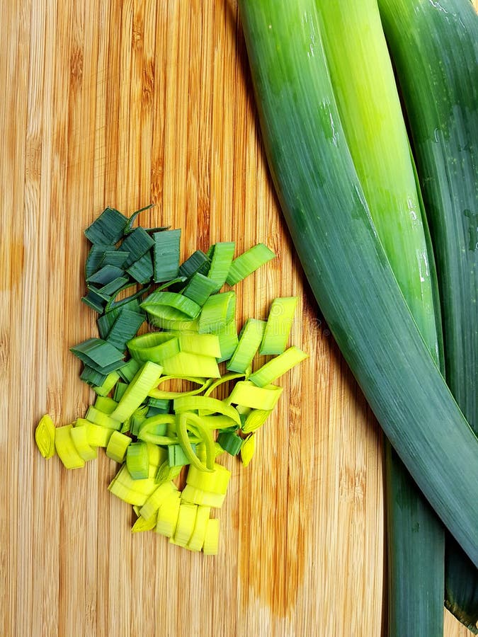 120 Chopped Leeks Cutting Board Stock Photos - Free & Royalty-Free ...