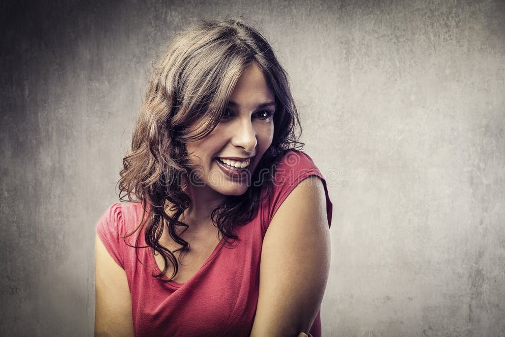 Leende arkivfoto. Bild av leende, barn, kvinna, härlig - 29442454