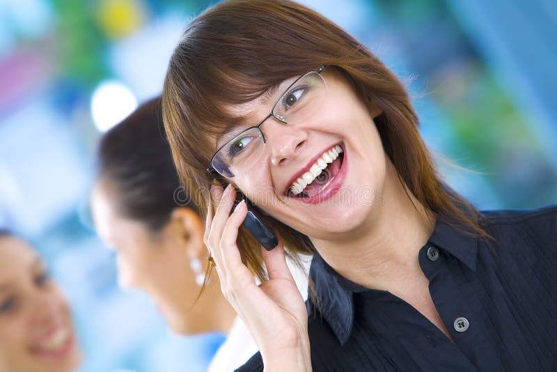 Leende arkivfoto. Bild av pratstund, kontor, entreprenör - 8141170