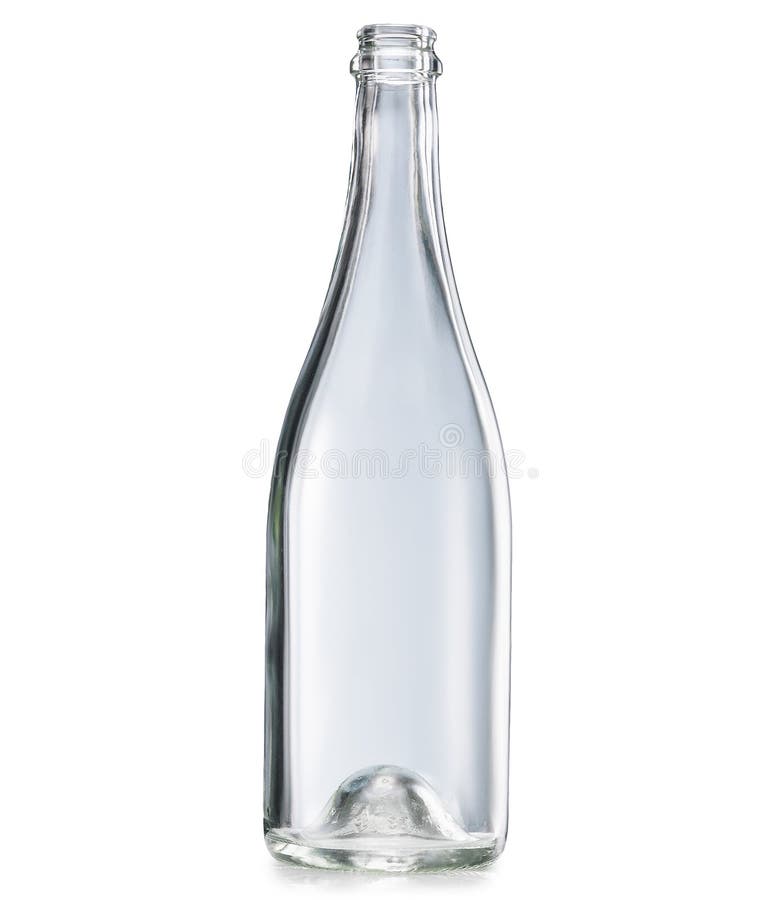 Leere Flasche stockbild. Bild von dunkel, feier, nachricht - 14350789