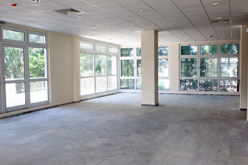 Leerer Raum stockbild. Bild von hartholz, leer, büro - 19906245