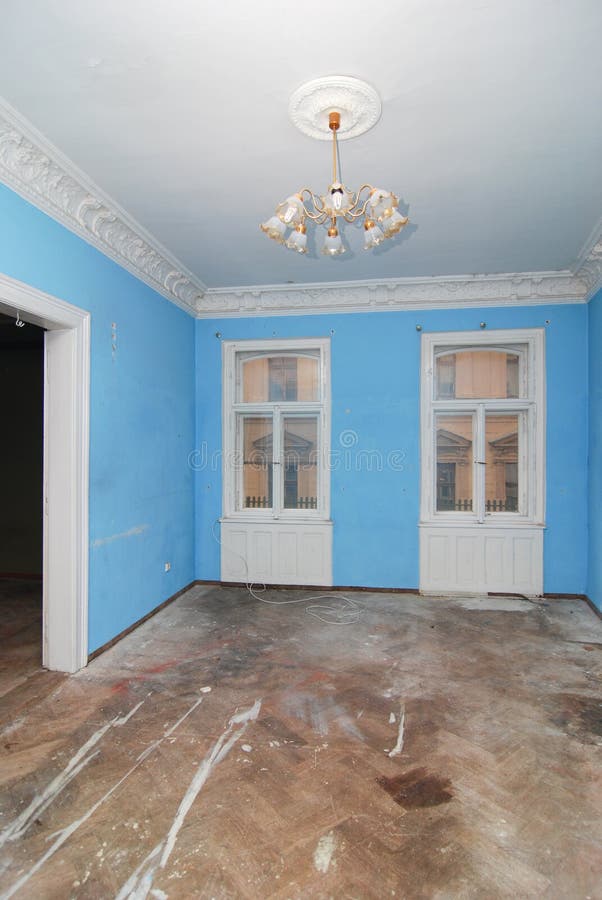 Leerer Raum stockfoto. Bild von raum, leer, rekonstruktion - 24011692