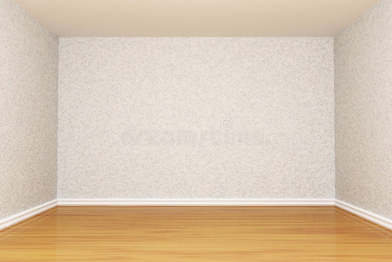 Leerer Raum mit Leiter stock abbildung. Illustration von wohnung - 36780858