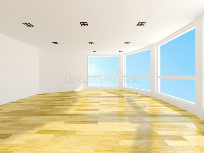 Der leere Raum stock abbildung. Illustration von inländisch - 35771776