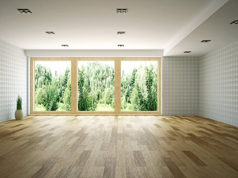 Leerer Raum stock abbildung. Illustration von leben, lebensstil - 40558268