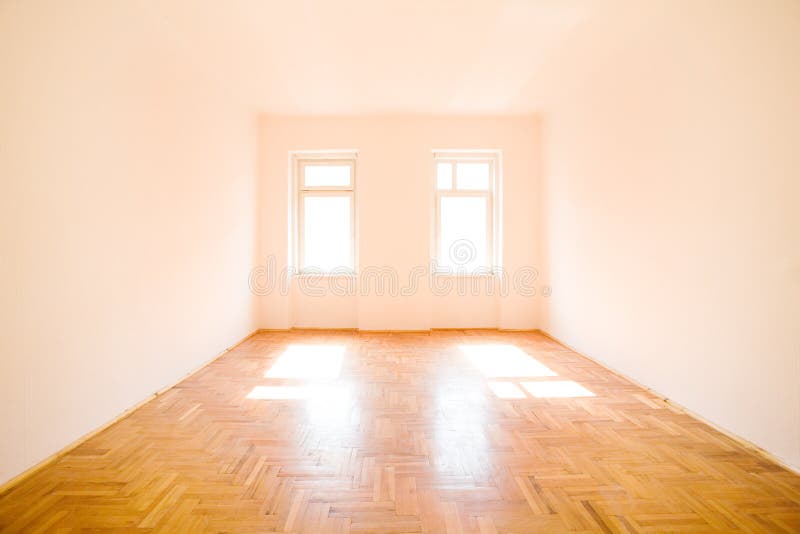 Leeres Zimmer mit Fenster stockbild. Bild von behausung - 19410163