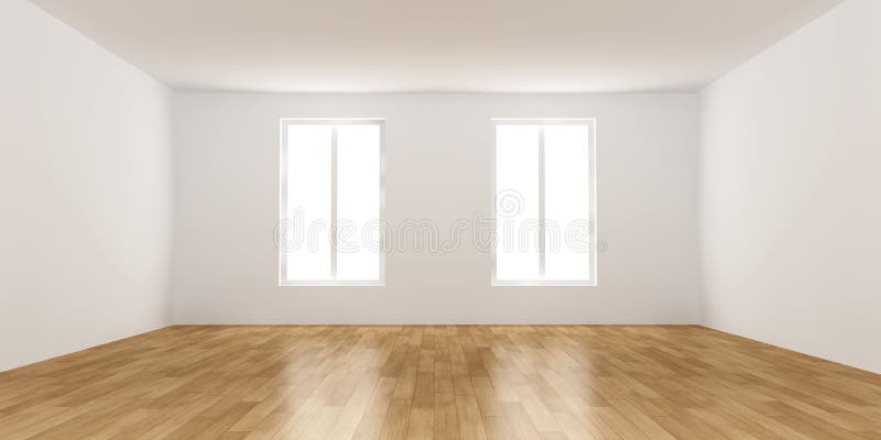 Leerer Raum stock abbildung. Illustration von tageslicht - 18997472