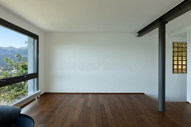 Leerer Raum mit Fenster stockfoto. Bild von himmel, gehäuse - 21330996