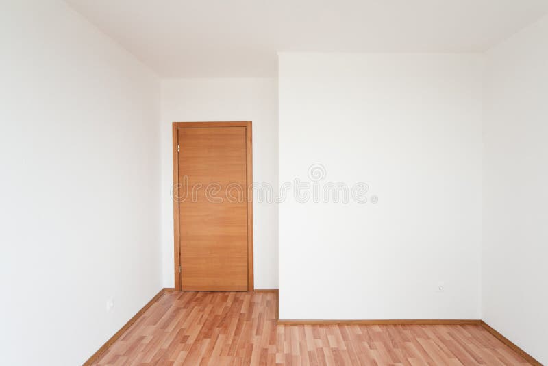 Leerer Raum mit Tür stockbild. Bild von innere, platz - 23691487